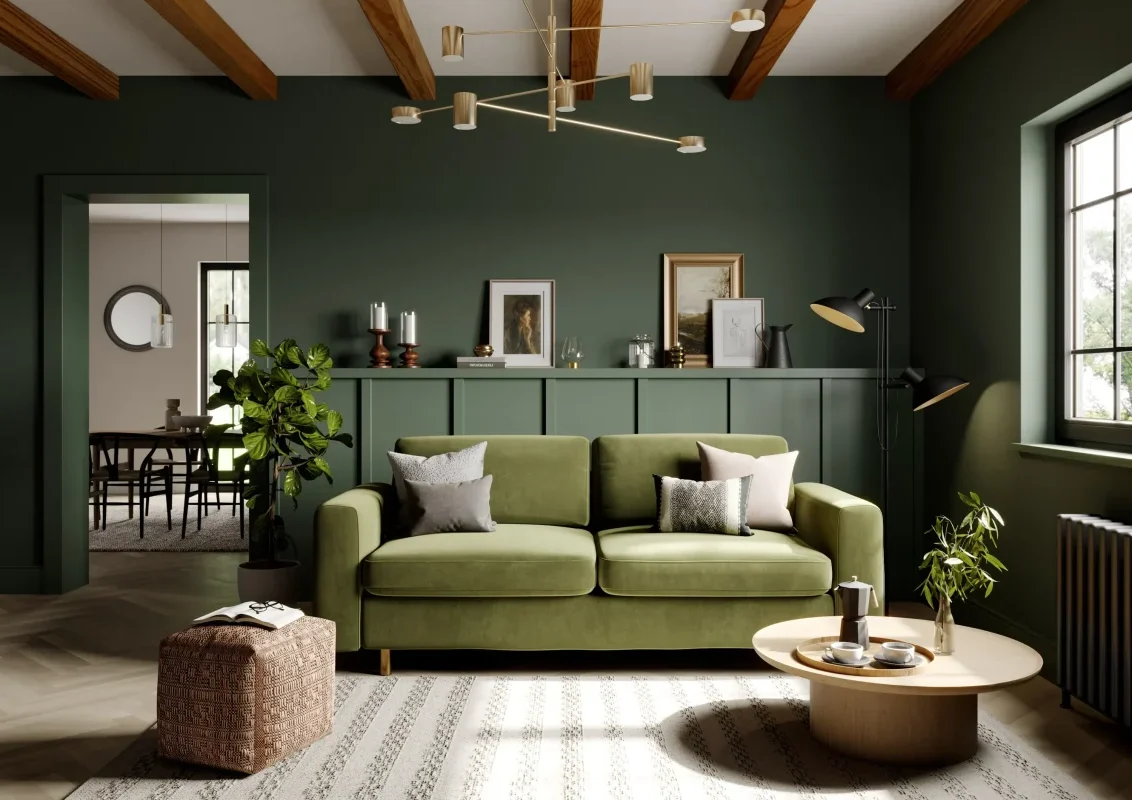 What Colors Go With a Green Couch? Best Color Combinations